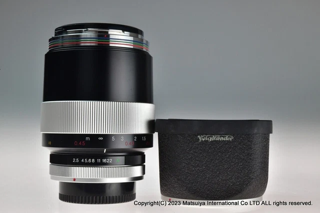 VOIGTLANDER MACRO APO Lanthar 125mm F/2.5 Sl pour Canon Fd Excellent ...