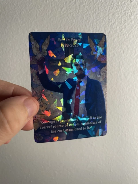 CHARLIE KIRK MEMORIAL Cards Complete Set (3 Cards) | Raku Cards £17.59 ...