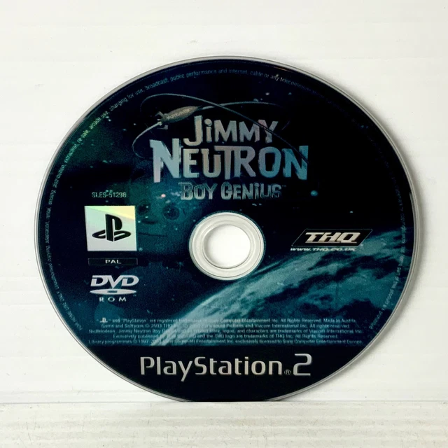 JIMMY NEUTRON: BOY Genius - Disc Only - PS2 - Tested & Working - Free ...