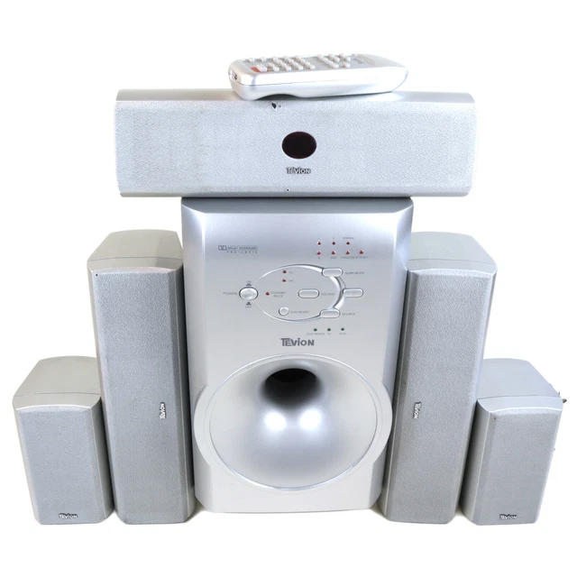TEVION DSS-650 5.1 Dolby Surround Pro Logic Home Cinema Argent ...