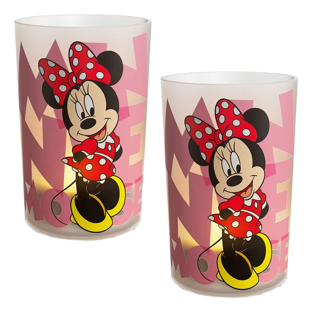 PHILIPS TABLE LIGHTS Disney's Minnie Mouse Lamps - Multi Colour 2 Pack ...