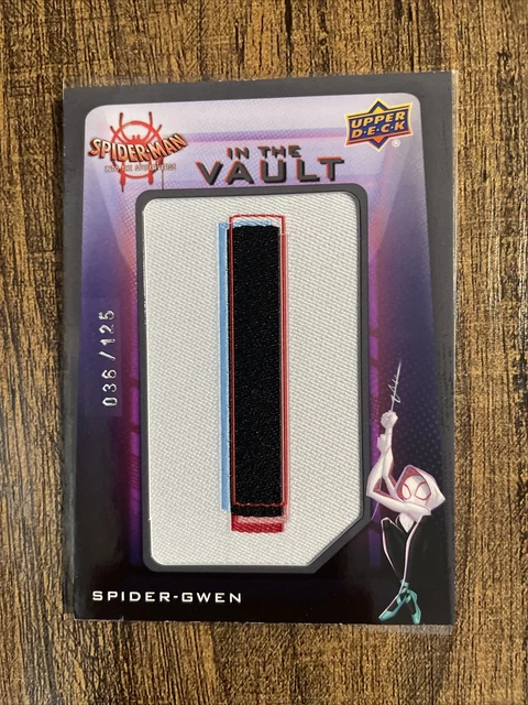 2022 UD SPIDER-MAN Into The Spider-Verse Spider-Gwen In The Vault Patch ...