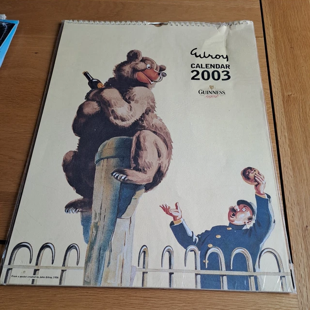 GUINNESS CALENDAR 2003 Complete, in original wrapping, never been ...
