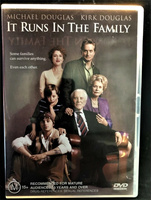 IT RUNS IN The Family - Kirk Douglas Michael Douglas Region (DVD, 2004) R-4 $4.95 - PicClick AU