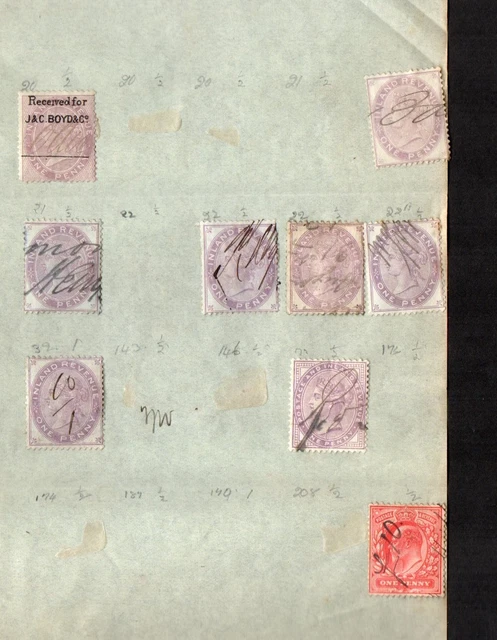 STAMPS COLLECTION FISCAL & Revenue QV Queen Victoria Used #086 £5.99 ...