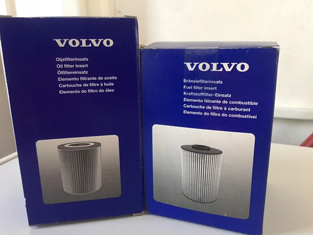 GENUINE VOLVO FUEL Filter 31342920 and Oil Filter 30788490 V70/XC70/S60 ...