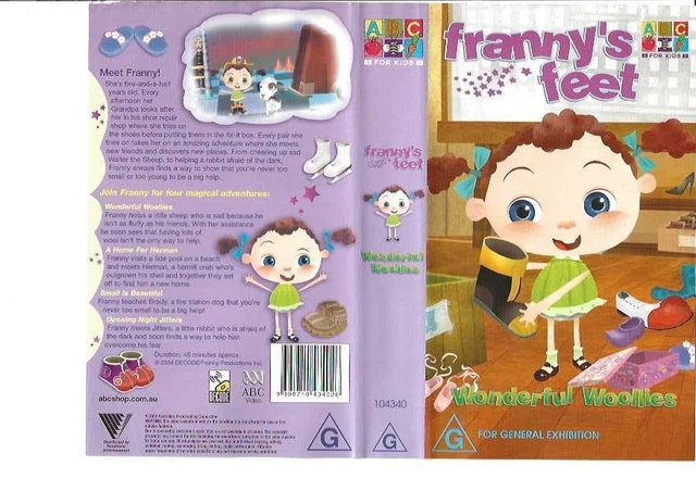 FRANNY'S FEET WONDERFUL Woolies Pal Vhs Video A Rare Find £50.89 ...