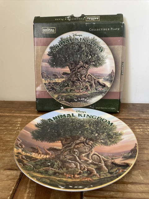 DISNEY ANIMAL KINGDOM Collectors Plate By Clive Kay £11.99 - PicClick UK