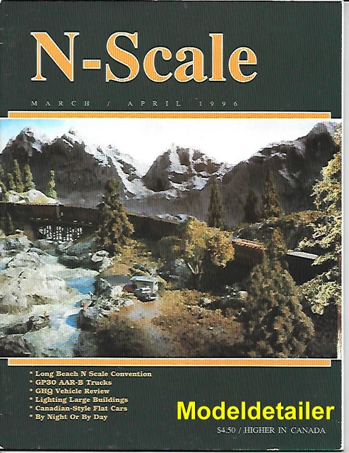 N-SCALE MAR.96 LONG Beach Atlas Articulated GHQ Peterbuilt GP30 DW&P ...