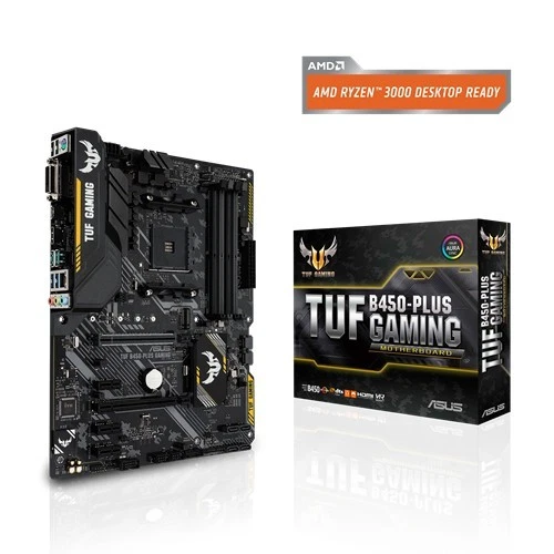 ASUS TUF B450-PLUS GAMING AM4 DDR4 ATX Motherboard Ryzen 5000 Ready £69 ...