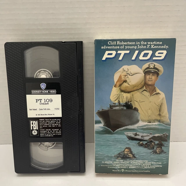 PT-109 (VHS) CLIFF Robertson John F Kennedy Biopic WWII £4.40 - PicClick UK