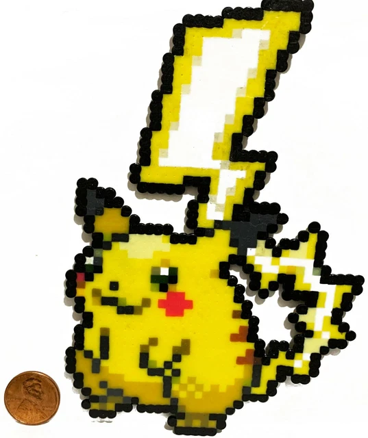 PIKACHU GIGANTAMAX POKÉMON Mini Perle Sprite Perler Artkal Pixel Art ...