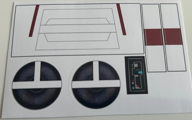 LEGO STAR WARS Replacement Custom Sticker for 75004 Z-95 Headhunter ...