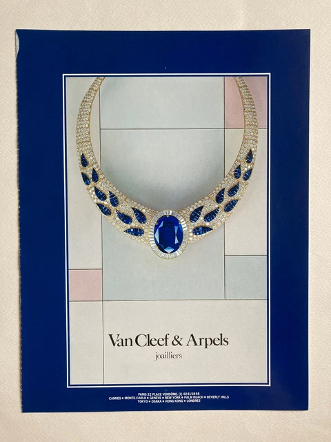 VAN CLEEF & Arpels 1974 advertising bijoux publicité jewellery pub ad ...