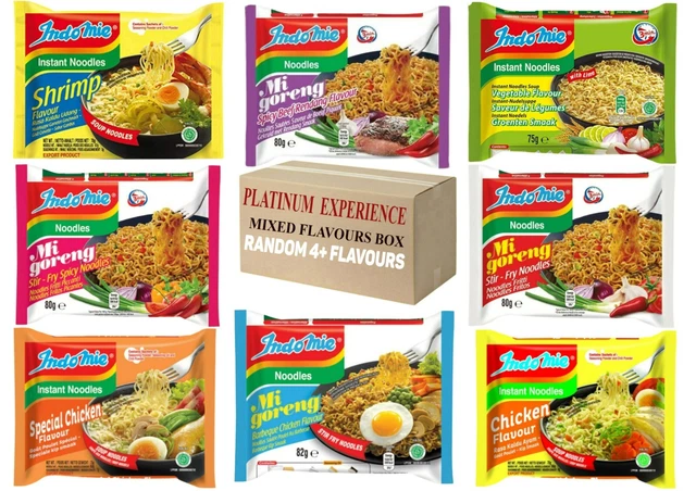 INDOMIE INSTANT NOODLES Mixed Flavours HALAL (Pack of 20) £17.99 ...