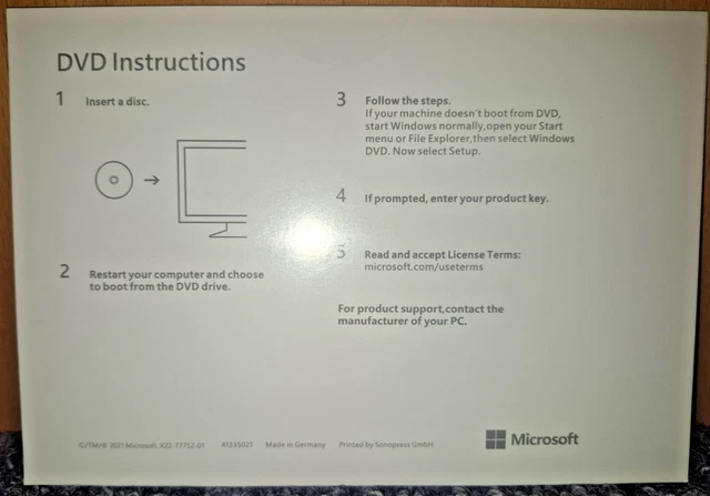 MICROSOFT WINDOWS 11 Pro 64 Bit DVD Sealed Pack £1.16 - PicClick UK