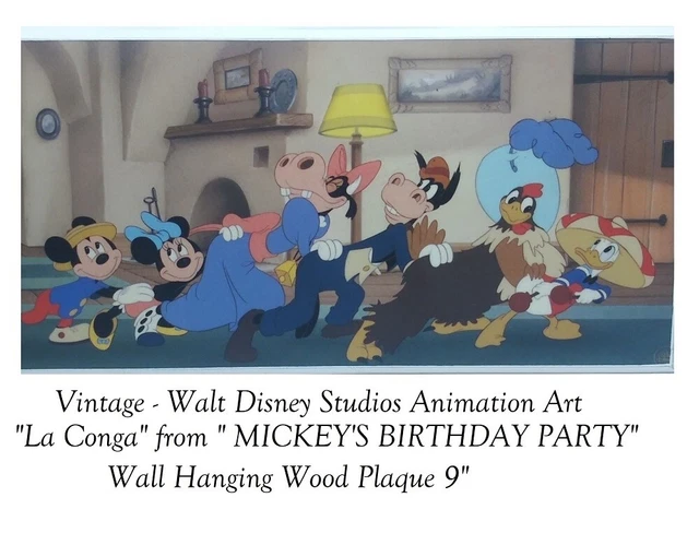 VINTAGE WALT DISNEY Studios Animation Art "La Conga" " MICKEY'S ...