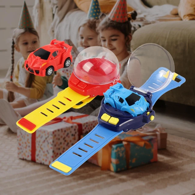 WRIST RACING CAR Watch Mini Cartoon RC Small Car Analog Watch for Xmas ...