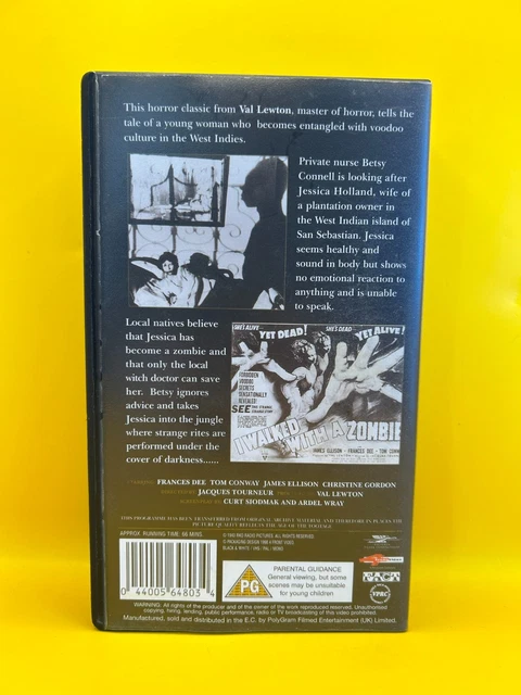 I WALKED WITH A Zombie VHS £8.66 - PicClick UK
