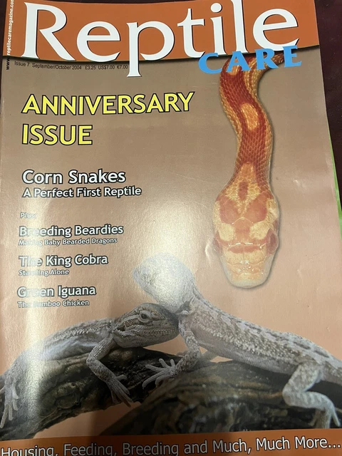 MAGAZINE - REPTILE Care Issue 7 Corn Snakes Herpetology £2.99 - PicClick UK