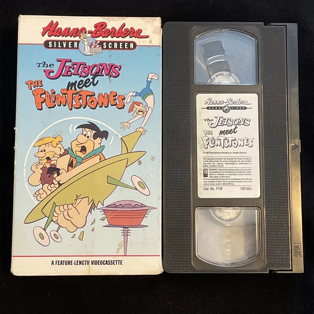JETSONS MEET THE Flintstones Animated Movie 1987 VHS Hanna Barbera ...