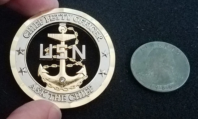 CUTOUT US NAVY Chief Petty Officer CPO Ask the Chief Naval USN US ...