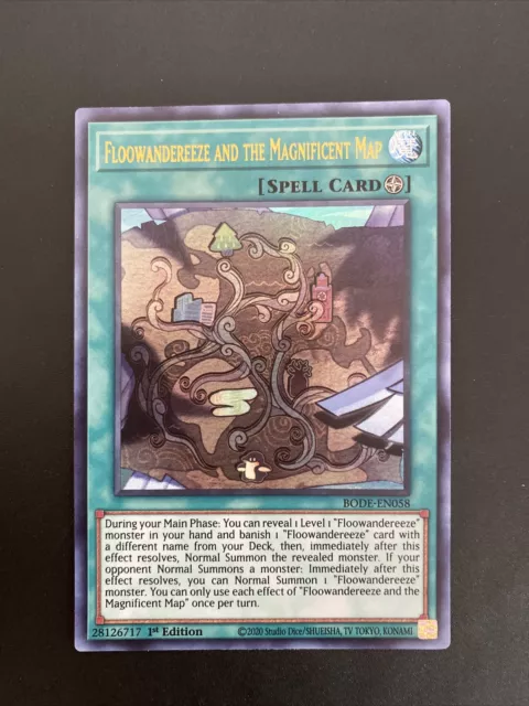 YU-GI-OH! FLOOWANDEREEZE AND The Magnificent Map Bode-en058 Eng 1st ... YU-GI-OH! FLOOWANDEREEZE AND The Magnificent Map Bode-en058 Eng 1st ...