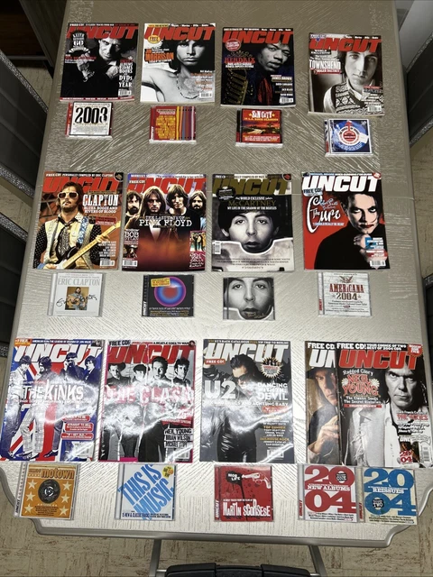 2004 UNCUT MAGAZINE EVERY ISSUE w / CD COMPLETE Clapton | JIMI | Kinks ...
