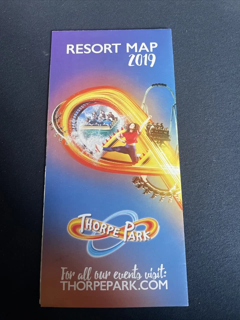 Thorpe Park Map Bundle Large Bundle Of Resort Maps Theme Park Guide ...