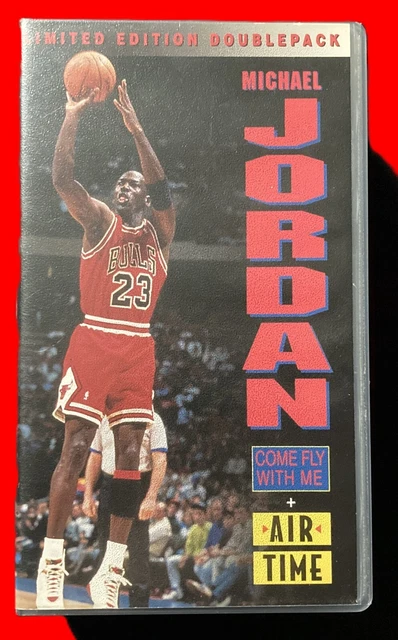 MICHAEL JORDAN VHS Video NBA Basketball Doublepack Air Time & Come Fly ...