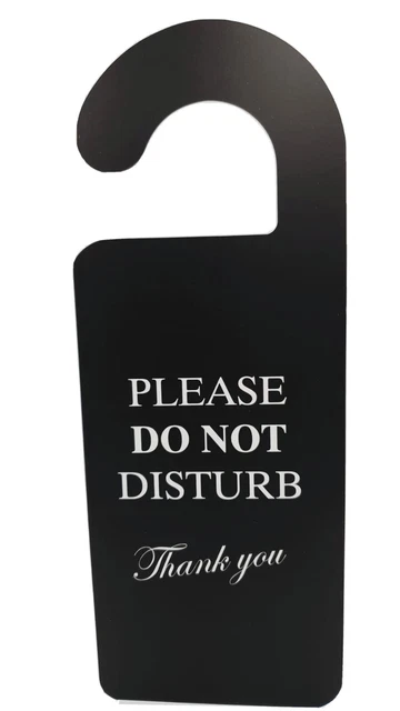 Do Not Disturb Door Sign Hotel Guest House Housekeeping Various