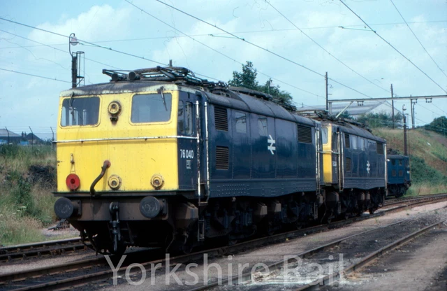 35MM RAILWAY SLIDE | Class 76 | 76040 | Rotherwood | 1981 + copyright £ ...