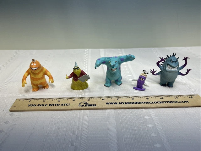 Lot Of 5 Disney Pixar Monsters Inc Figures 2001 Sulleygeorgerozthaddeusboo £1647