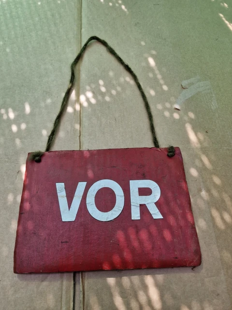 LAND ROVER DEFENDER XD Wolf WMIK series. GENUINE VOR sign from MOD £25. ...