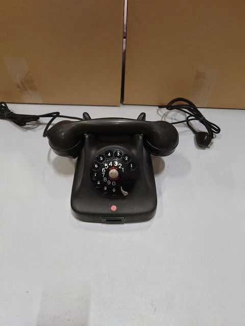 VINTAGE ROTARY DIAL Telephone - Working, Signs of Use £32.93 - PicClick UK