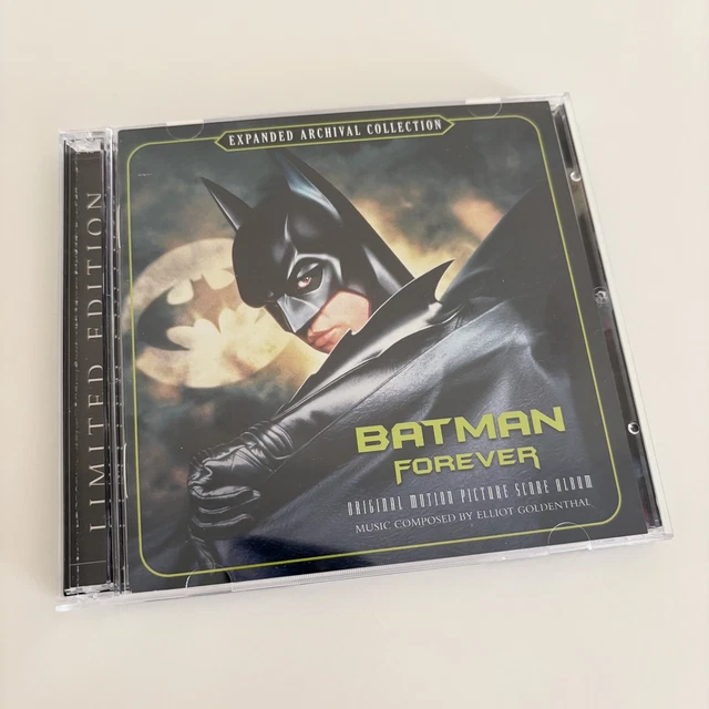 BATMAN FOREVER: LIMITED Edition 2 Cd Expanded Score Lalaland Elliot ...