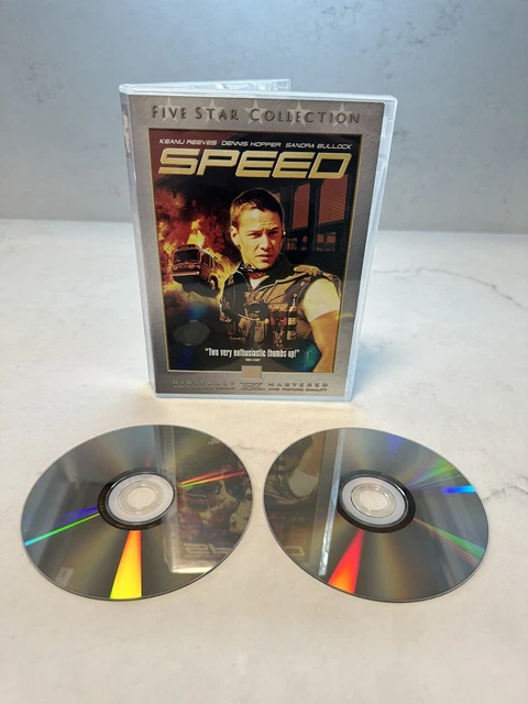 SPEED DVD 2002 2-Disc Set Five Star Edition Keanu Reeves, Sandra ...