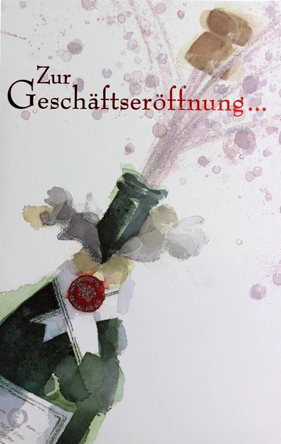Zur Erffnung Glckwnsche