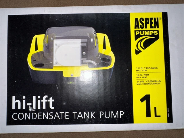 ASPEN 1L HI-LIFT CONDENSATE TANK PUMP Air Conditioning , HVAC , Pumps £ ...