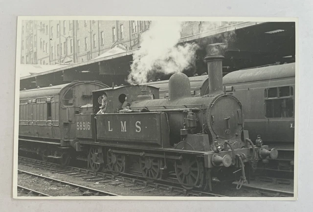 LMS RAILWAY LOCOMOTIVE Photograph - 58916 Birmingham New St Station ...