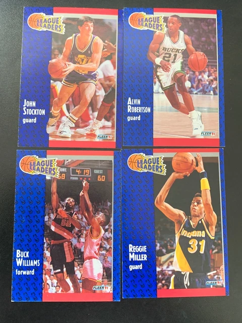 FLEER 91-92 NBA Basketball Team Sets 1991 League Leaders. $6.00 ...