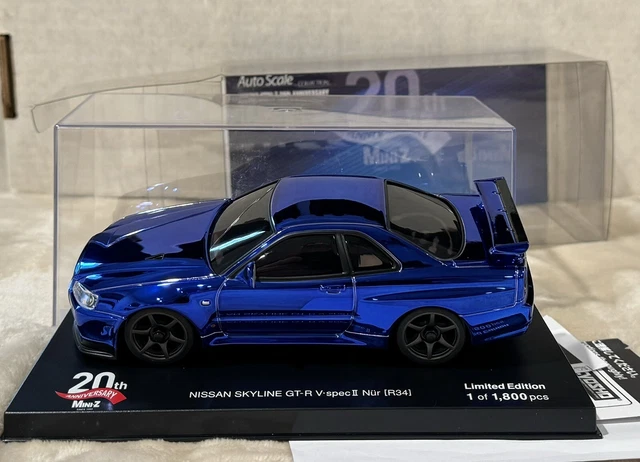 KYOSHO MINI-Z 20TH Anniversary Nissan Skyline GT-R R34 Auto Scale ...