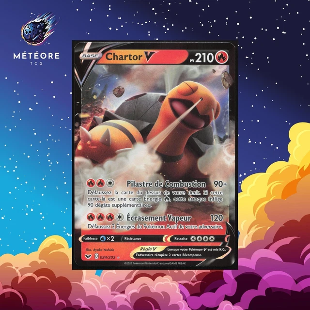 CARTE POKEMON CHARTOR V 024/202 Épée & Bouclier Français EUR 4,50 ...