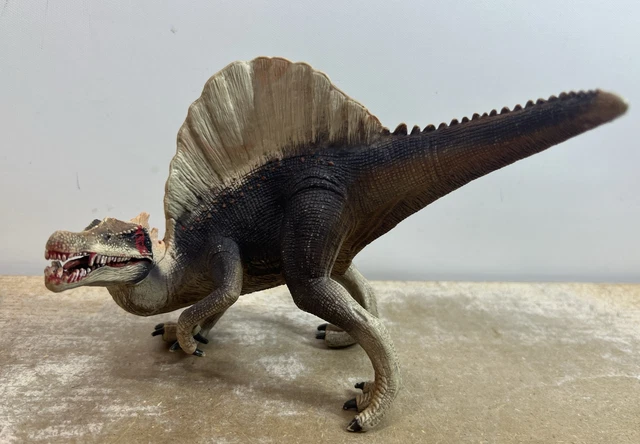 SCHLEICH SPINOSAURUS DINOSAUR Figure 14” D-73527 Moveable Articulated ...