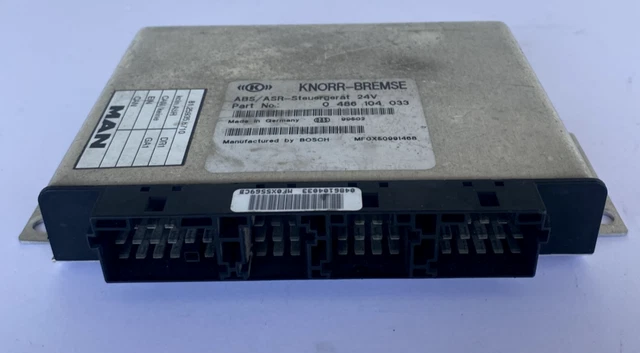 KNORR-BREMSE ABS/ASR ELEKTRONIK Steuergerät 24V MAN 81.25935.6710-0486 ...