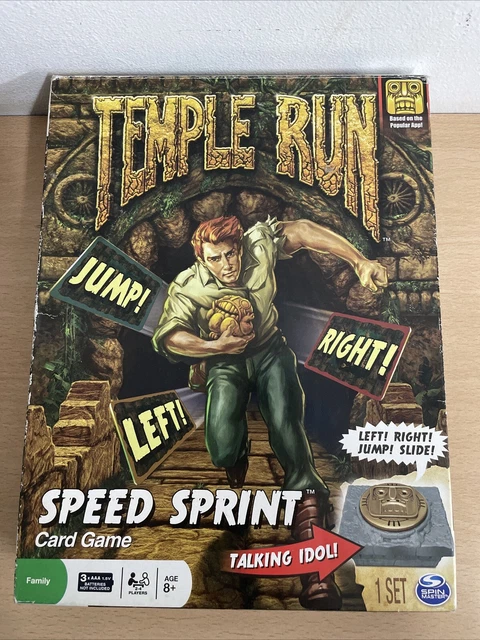 SPIN MASTER TEMPLE Run Speed Sprint Card Game Idol Timer Sealed Cards £ ...