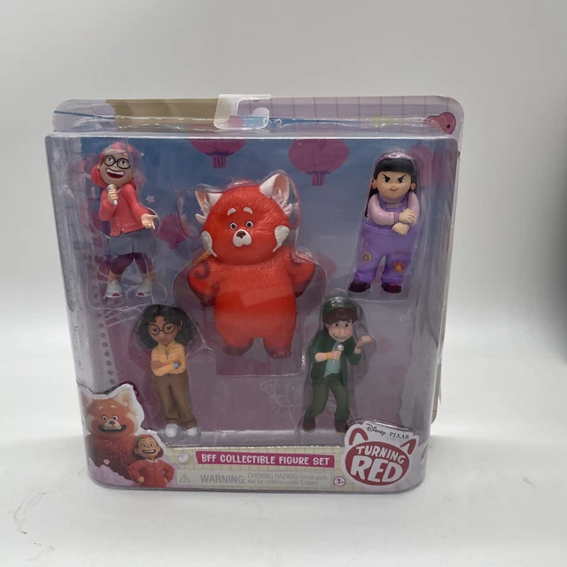 DISNEY PIXAR TURNING Red BFF Collectible Figure Set of 5 $57.17 ...