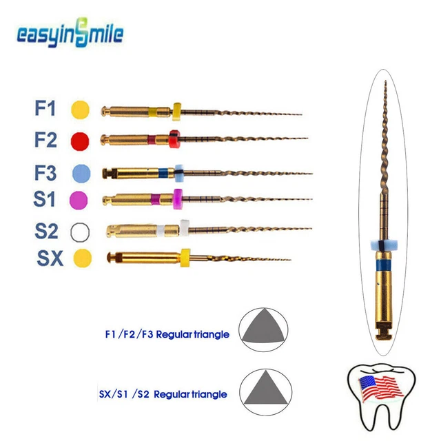 DENTAL ENDO FILES Rotary NITI Files X-Pro Gold Taper Endodontic Engine ...