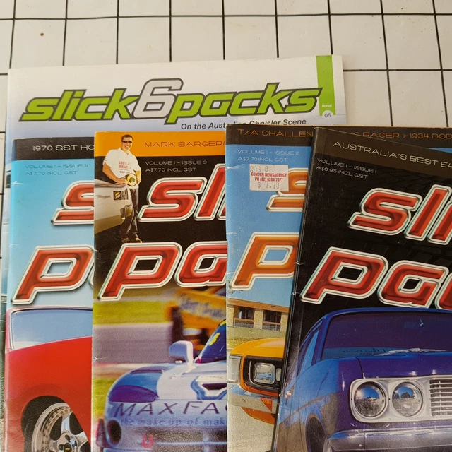SLICK 6 PACKS magazine bundle $100.00 - PicClick AU