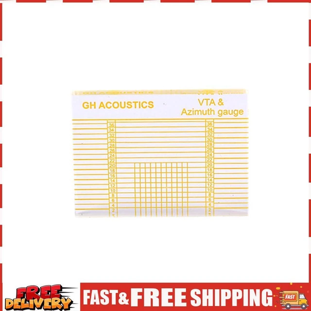 VTA CARTRIDGE AZIMUTH Alignment Ruler Tonearm Headshell Balance ...